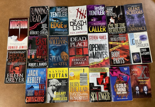 Serial Killers Fiction PB Lot of 20 Leslie Tentler, Robert J. Randisi ...