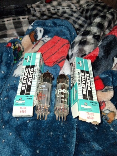 2 strong amperex Holland 6360 tubes #GJ47 | eBay