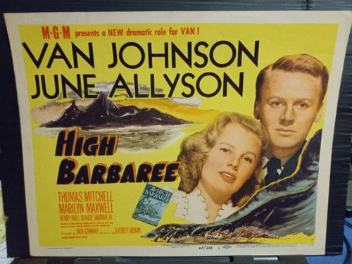 Title Card 1947 HIGH BARBAREE Van Johnson June Allyson WWII survivors MGM | eBay