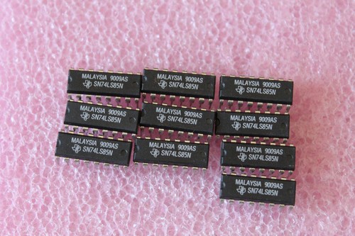 10 PCS TEXAS INSTRUMENTS SN74LS85N 4-BIT MAGNITUDE COMPARATOR DIP16 IC ...