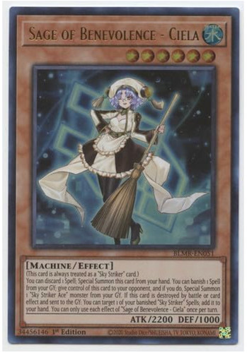 Yu-Gi-Oh! - Sage of Benevolence - Ciela - BLMR-EN051 - Ultra Rare-1st Ed - NM/M | eBay