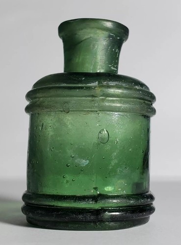 Antique Inkwell from the 1800s. Ink Well Glass. 2 inches | eBay UK