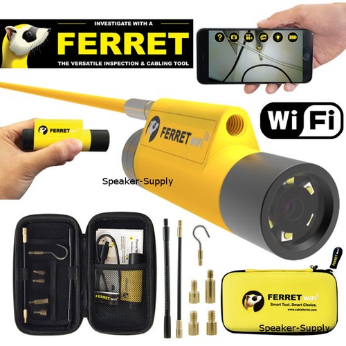 Cable Ferret 720p WiFi Glow Rod Inspection Camera Tool Wall Fish Wire ...