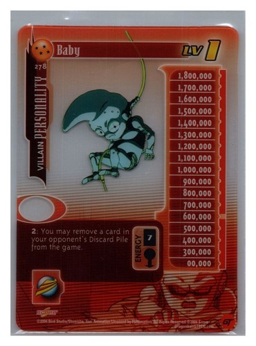 1x DBGT TCG BABY LV1 HI-TECH 278 BABY SAGA STARTER DECK DRAGON BALL Z ...