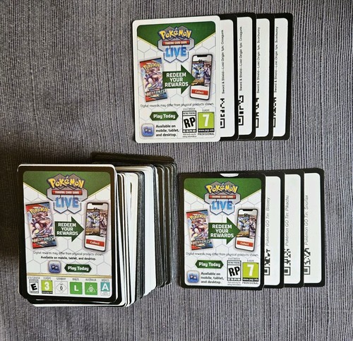 Pokemon TCG Online Live Code Cards Lot, 150, Variety, READ DESCRIPTION ...