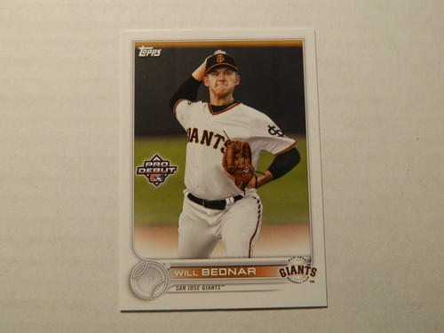 2022 Topps Pro Debut Card of Will Bednar - Giants Prospect | eBay