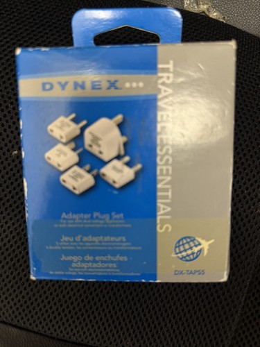 Dynex Adapter Plug Set Travel Essentials DX-TAPS5 Australia, USA, Japan ...