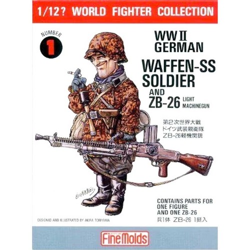 FINE MOLDS FT1 1:12 World Fighter Collection WWII German Waffen-SS ...