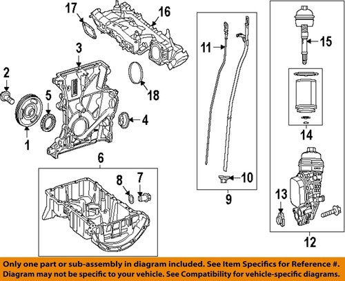 MERCEDES OEM 19-21 A220 Engine Engine Parts-Intake Manifold Seal ...