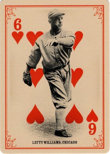 LEFTY WILLIAMS 203 PANINI GOLDEN AGE PLAYING CARD 6 HEARTS | eBay