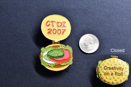 Destination Imagination Burger Creativity Pin 2007 - RARE Vintage | eBay