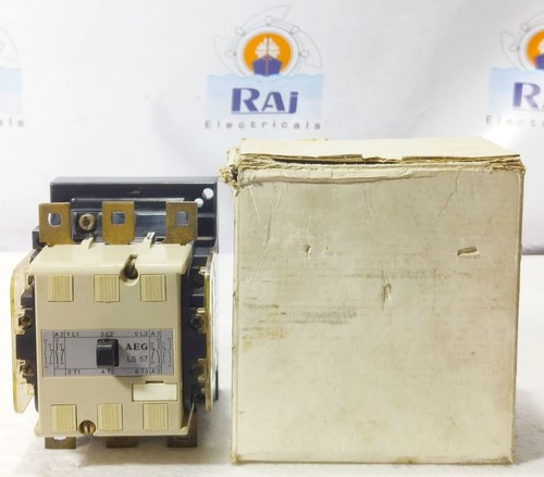 AEG LS 57 220V 3POLE 50/60Hz E-NR 910-337-351-50 CONTACTOR LS57 FREE ...