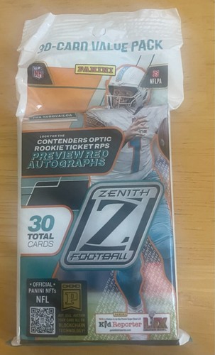 2024 Panini Zenith NFL Football Pack ~ Sealed Pack ~ 30 Cards! UNOPENED ...