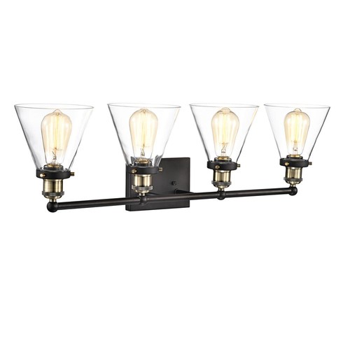 CHLOE Lighting BONNIE Contemporary 4 Light Rubbed Bronze Bath Vanity ...