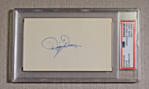 DIZZY DEAN SIGNED AUTO AUTOGRAPH 3X5 INDEX CARD PSA/DNA SLABBED | eBay