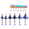 6Pc Round Over Bead Edge Forming Router Bit Set - 1/2" Shank ...