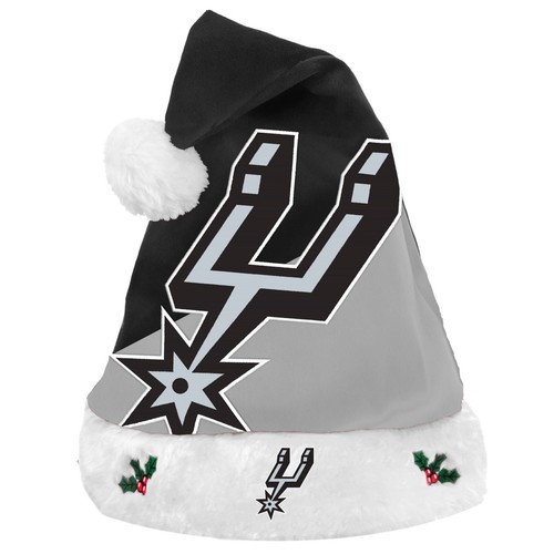 San Antonio Spurs Team Großes Logo Urlaub Plüsch Santa Hut Weihnachten ...