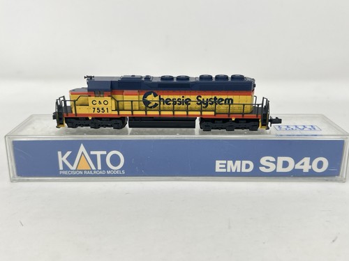 N Scale Kato 176-206 SD40 Chessie System #7751 | eBay