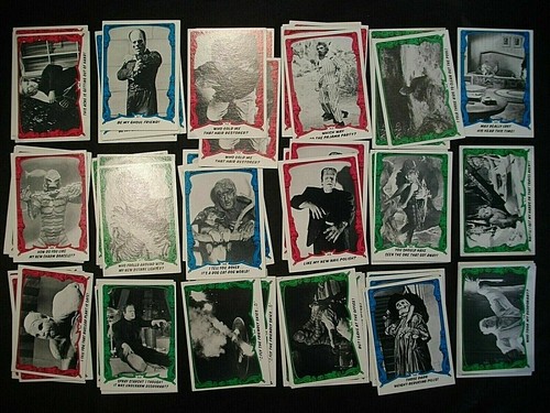 1980 Topps You'll Die Laughing Cards Universal monsters 30 pcs Mummy ...