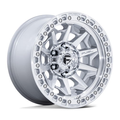 1 18 Inch Silver Wheel Rim Fuel Off Road Covert D883 6x5.5 Lug 18x9 ...