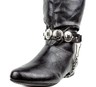 Boot Strap Genuine Leather Punk Goth Cowboy Bikers Western Boot 2 Pcs ...