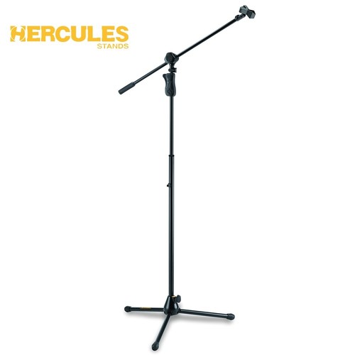 Hercules MS632B EZ Grip Tripod Adjustable Microphone Stand w/ 2 in 1 ...