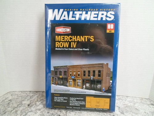 Walthers 933-4040 Merchant's Row IV Kit HO Scale | eBay