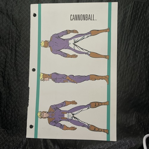 Marvel Cannonball Animation Model Sheet Production Art | eBay