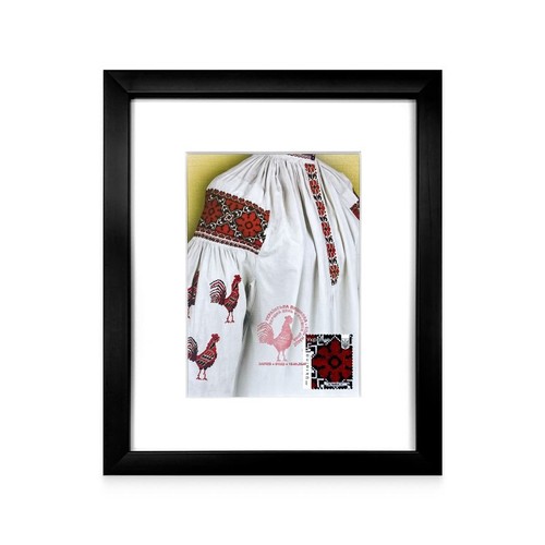 Framed stamp - Ukrainian embroidery - the code of the nation. Kharkiv ...