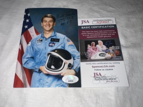 William A. Pailes Signed 4x6 Photo NASA Astronaut Legend JSA Auth | eBay