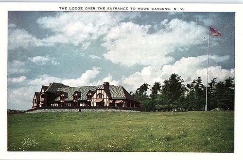 Postcard LODGE SCENE Howe Caverns New York NY o/19 AI8039 | eBay