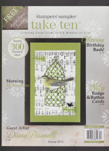 STAMPER'S SAMPLER TAKE TEN MAGAZINE FREE ARTIST PAPER INSIDE! SUMMER ...