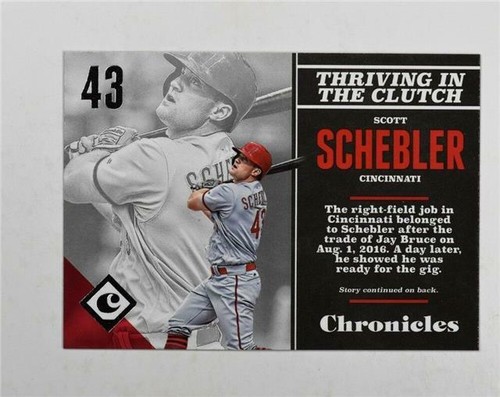 2017 Chronicles Base #27 Scott Schebler | eBay