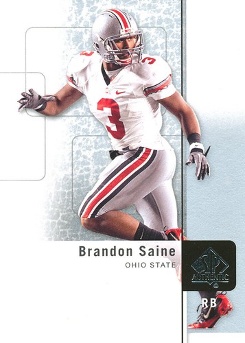 SP-AUTHENTIC Brandon Saine RC PACKERS Ohio St OSU-BUCKEYES | eBay