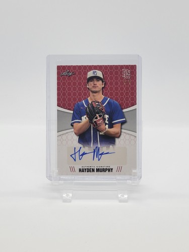 2021 Leaf Perfect Game HAYDEN MURPHY Auto Autograph 1/1 - True 1 of 1 ...