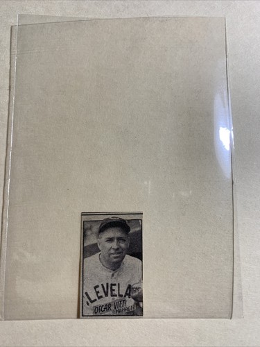 Ossie Vitt 1940 Spalding Baseball Panel Cleveland Indians RARE! | eBay