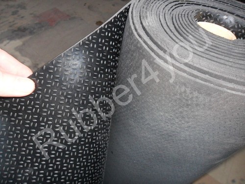 MINI-CHECKER Cab Van Garage Shed Workshop Rubber Flooring Matting 1m ...