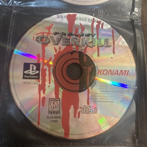 Project Overkill (DISC ONLY)(PS1) Tested! | eBay