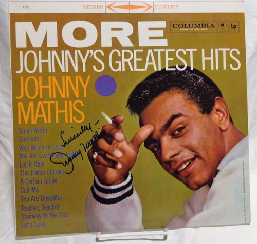 Johnny Mathis Signed Autographed Album E | eBay