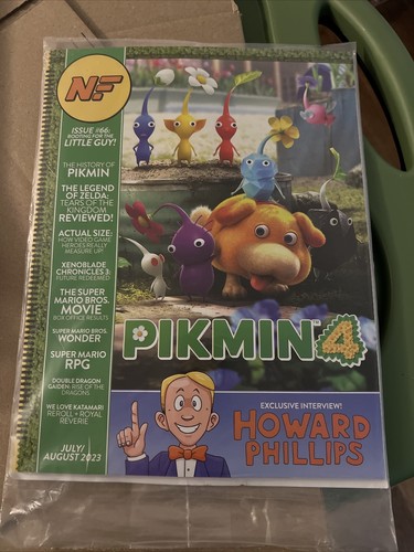 Nintendo Force Magazine July/August 2023 Issue 66 Pikmin 4 Howard ...