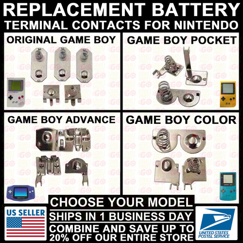 Battery Terminal Contact Spring For Game Boy/GB/DMG/Color/GBC/Advance ...