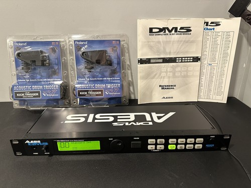 ALESIS DM5 Drum Module w/ 2 Roland RT-10 Kick Triggers. Used excellent ...