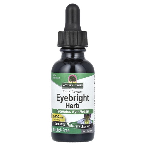 Nature s Answer Eyebright Alcohol-Free 2000 mg 1 fl oz 30 ml Alcohol-Free, | eBay