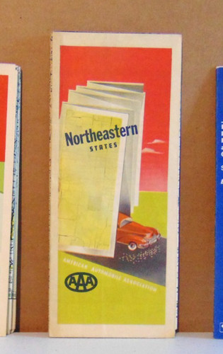 1949 AAA Road Map of Northeastern States | eBay