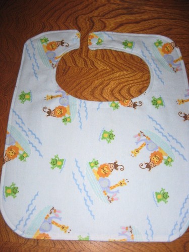 Baby Bib - Handmade - Boating Animals | eBay