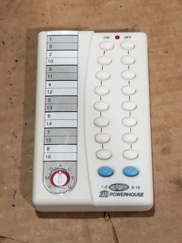 Control 16 X-10 Lights & Appliances with a X10 Palm Pad Remote Control ...