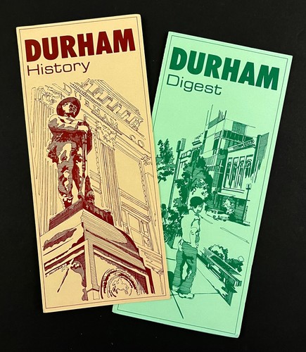 1989 Durham North Carolina History Tourist Digest Vintage Travel Brochure Lot NC | eBay