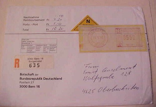 SWITZERLAND COD TRIANGLE 1990 | eBay