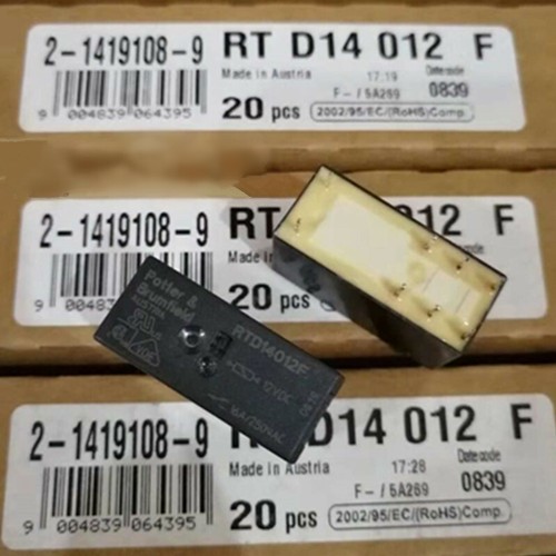 5Pcs TYCO RTD14012F 12VDC 16A/250VAC Power Relay 8 Pin | eBay