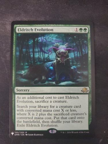 Eldritch Evolution Eldritch Moon Rare Sorcery 155 Green Foreign MTG | eBay